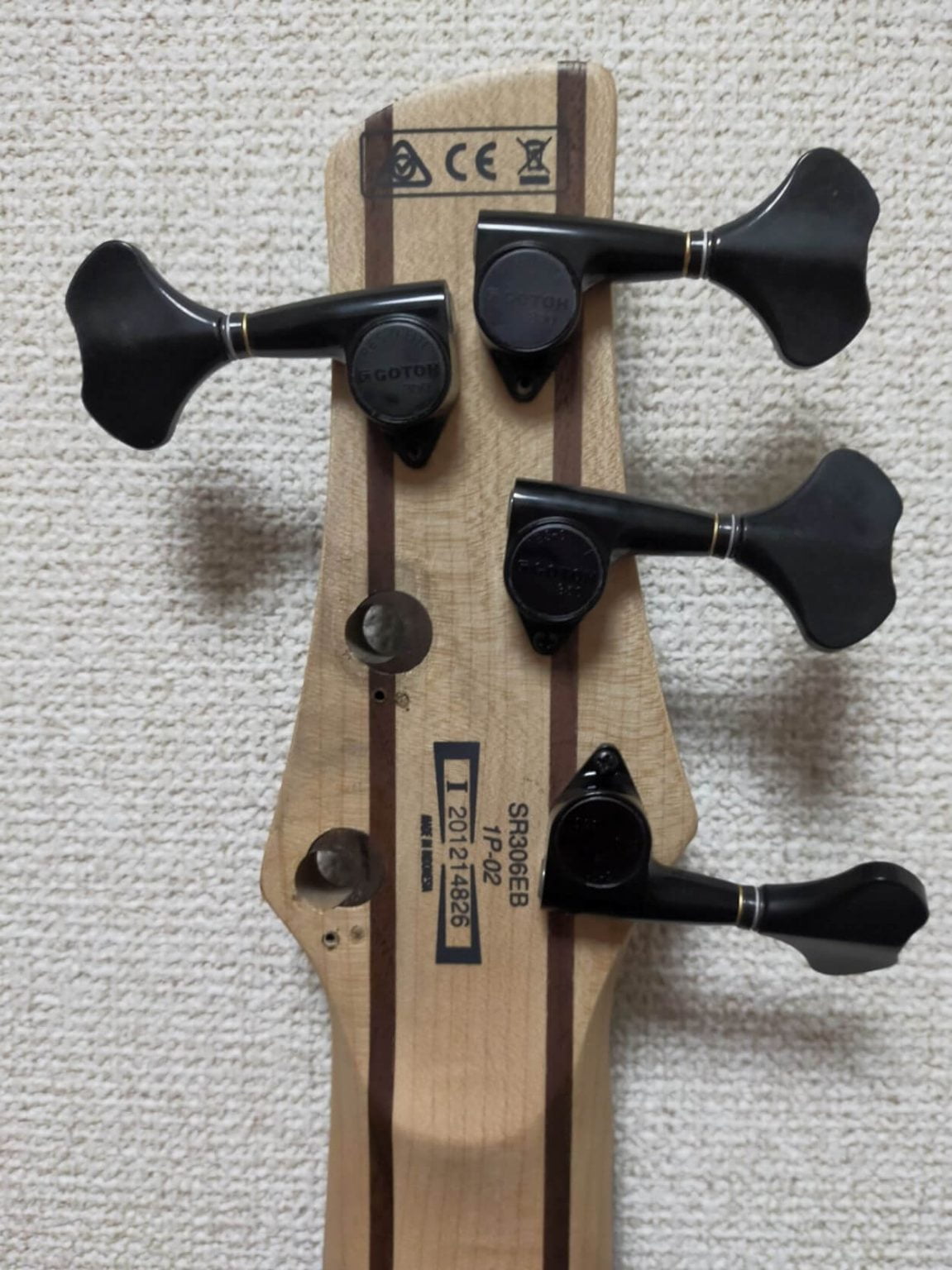 【ベース改造】Ibanez SR306 パッシブ化・フレットレス化・指板延長など | PHILOSODOMY記録簿